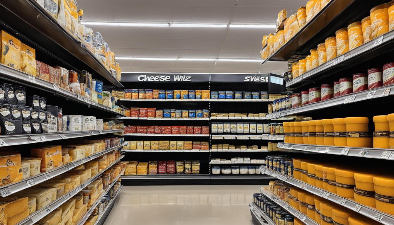 Find Cheese Whiz in the Grocery Store Easily