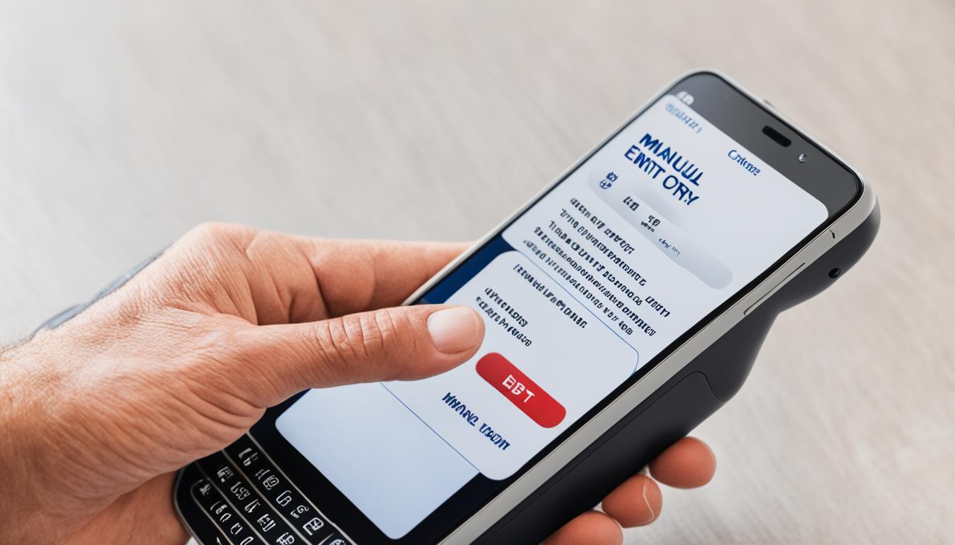 Manual EBT Card Entry Guide - Find Out How