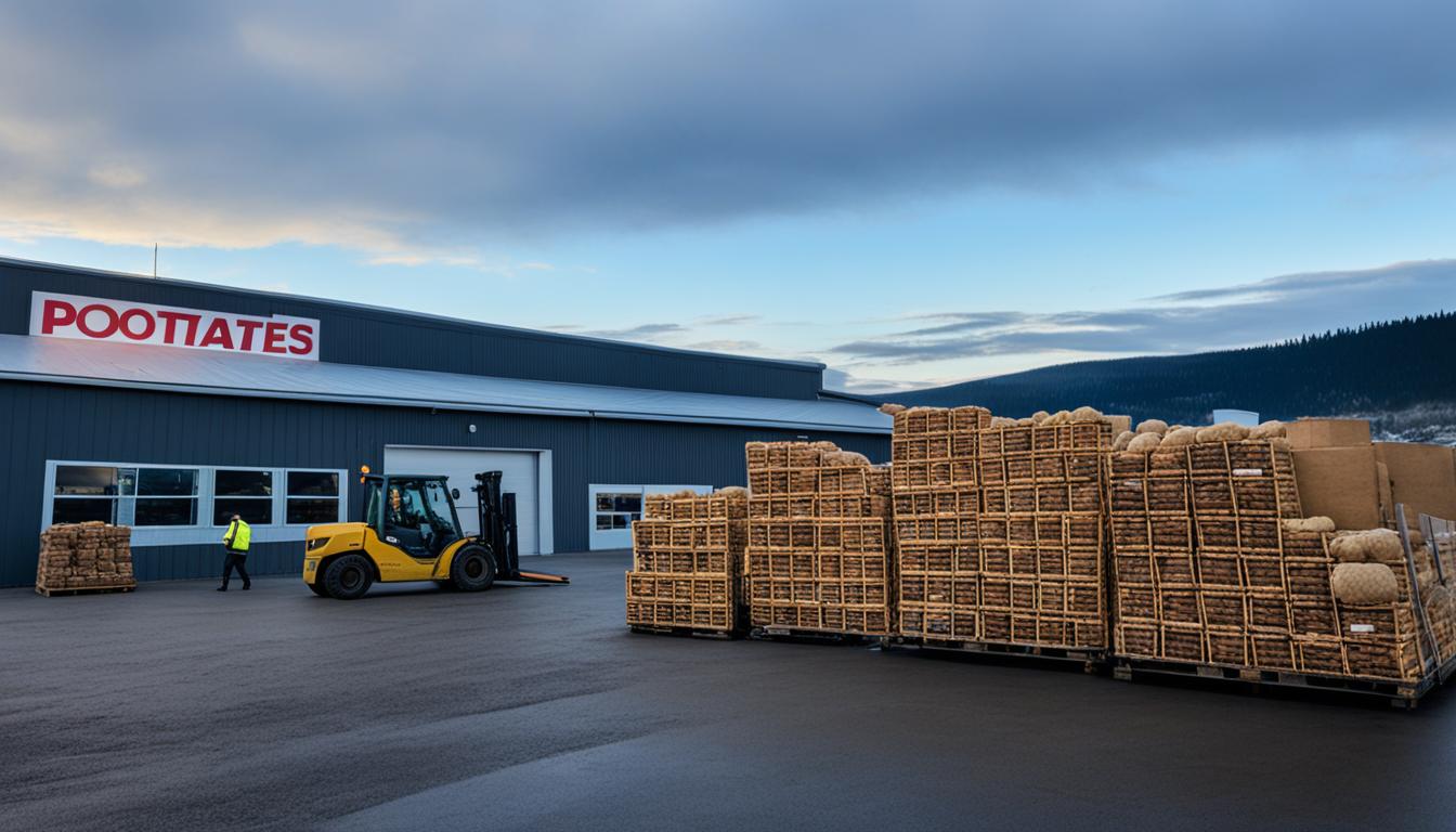 Secret Behind Stores Covering Potatoes at Night